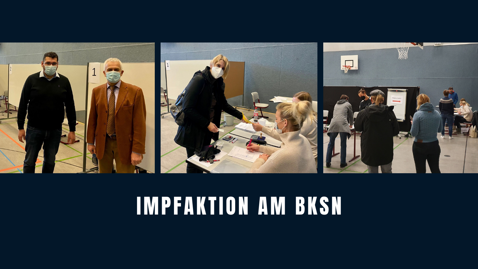 Impfaktion am BKSN | Berufskolleg Schloß Neuhaus